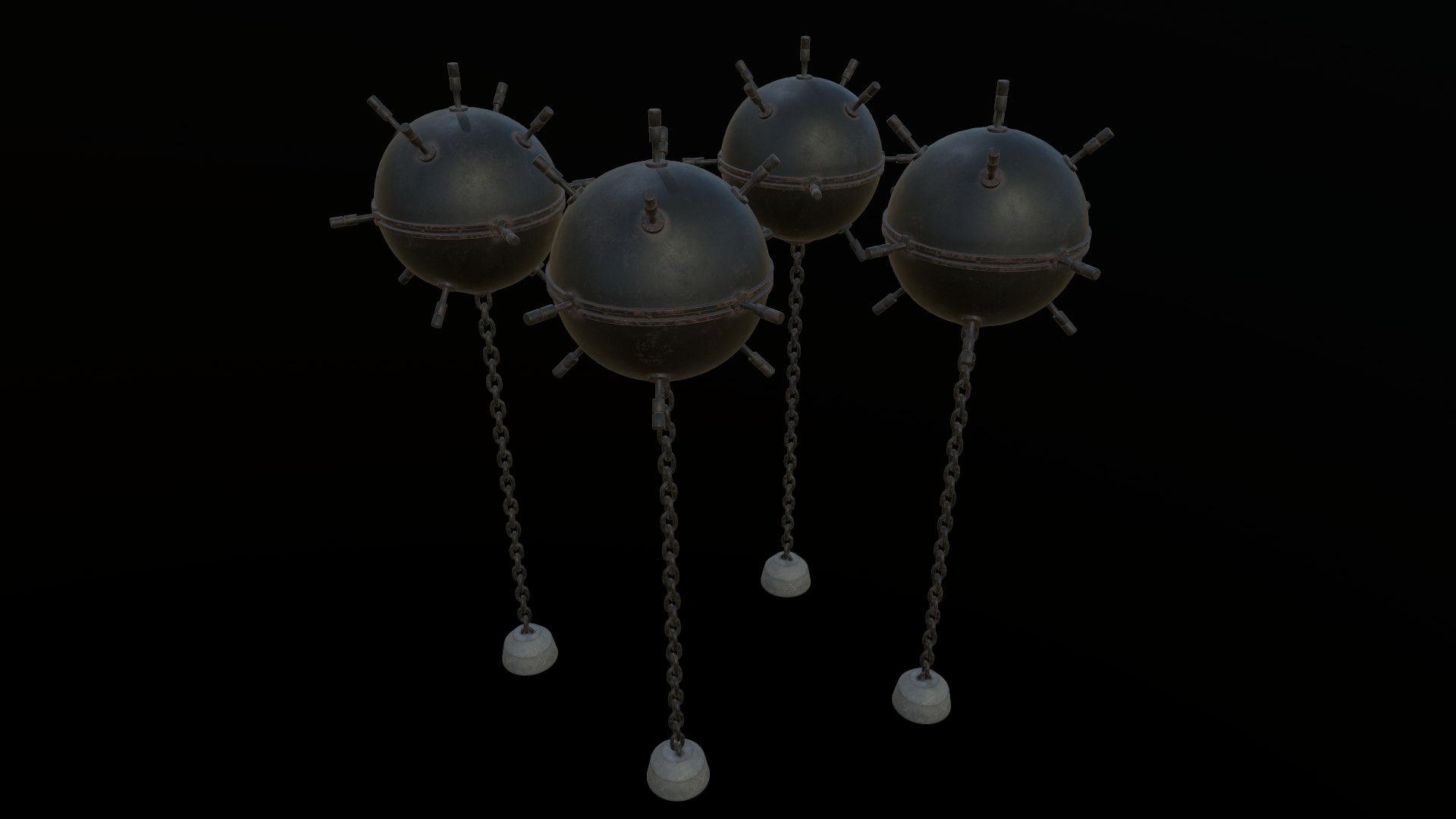 Sea Min 3D Model - TurboSquid 1719074