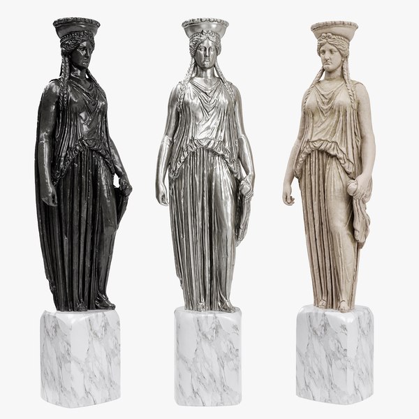 modelo 3d Caryatid of acropolis sculpture - TurboSquid 1944256