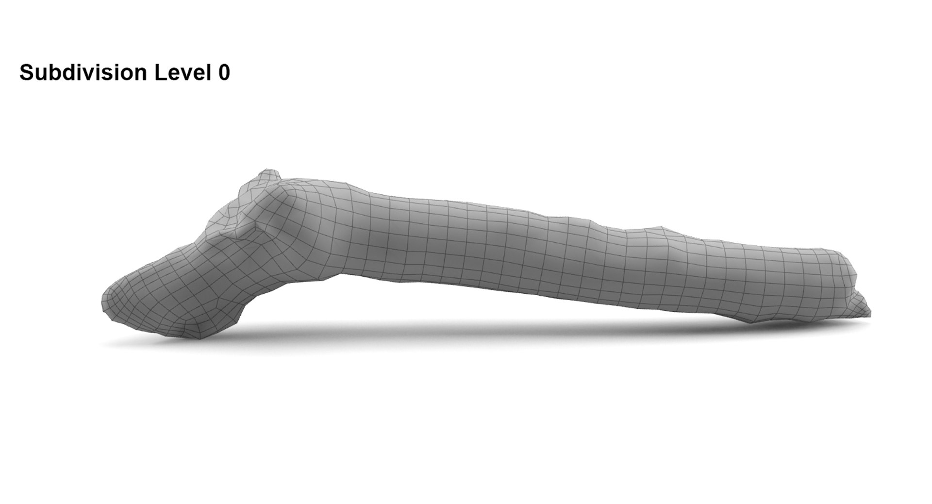 Realistic Stick 3d Model