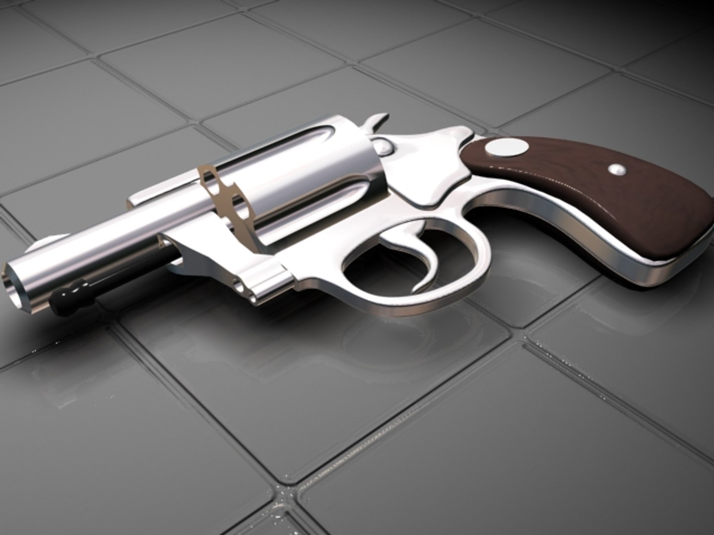 3d Model Revolver