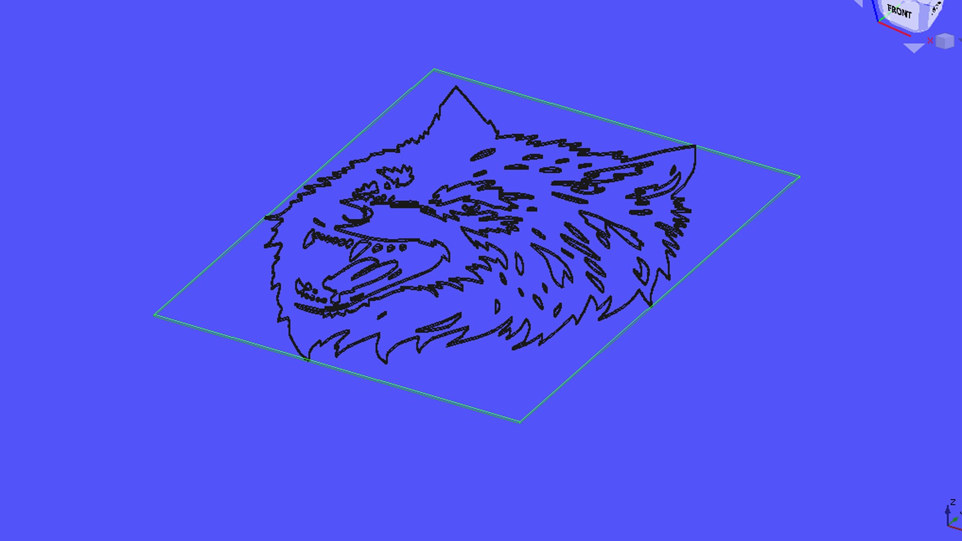 Roaring Wolf Wall Decor - 3D Print Ready STL 3D Model - TurboSquid 2432309