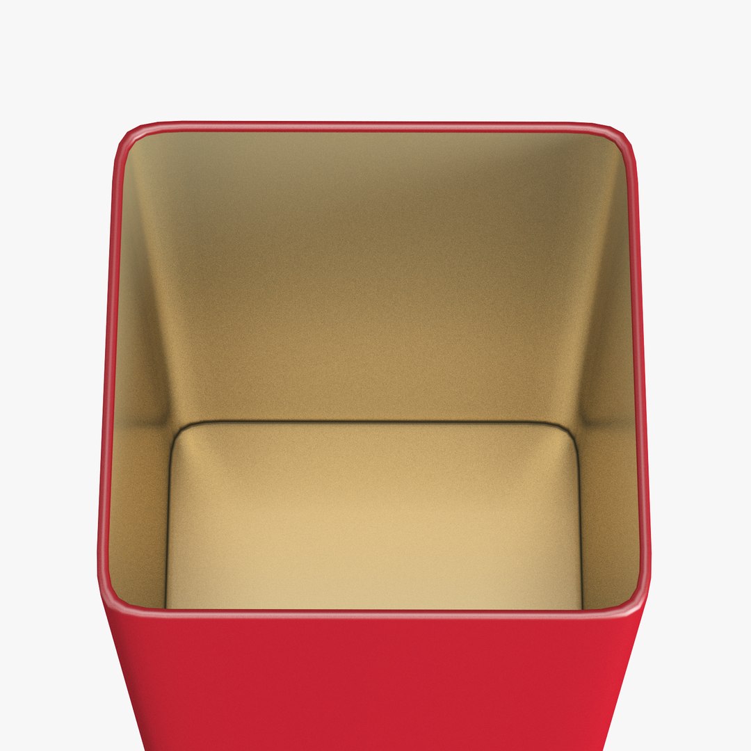 3D Container Tin Square 01 - TurboSquid 1466006