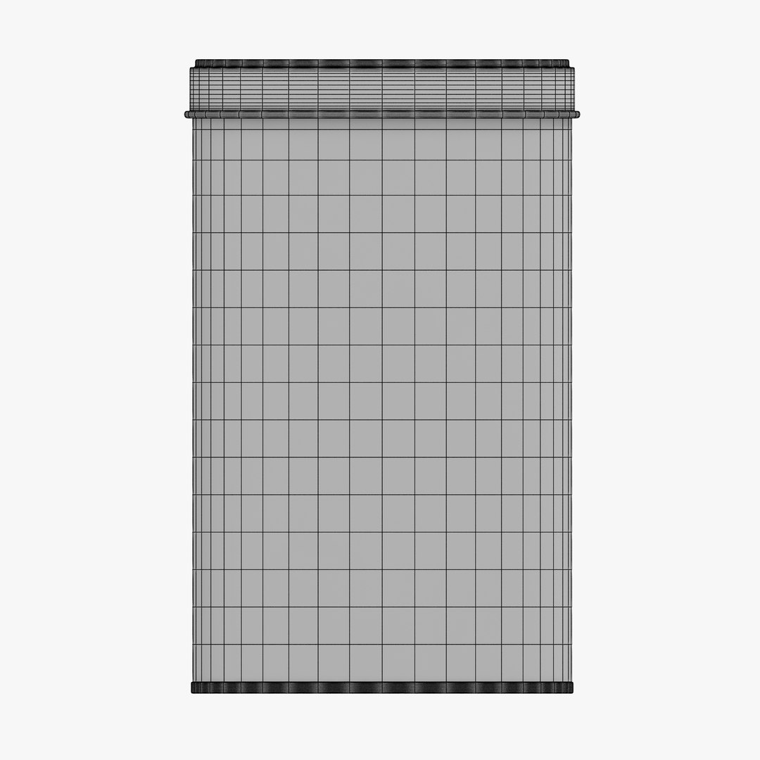 3D Container Tin Square 01 - TurboSquid 1466006
