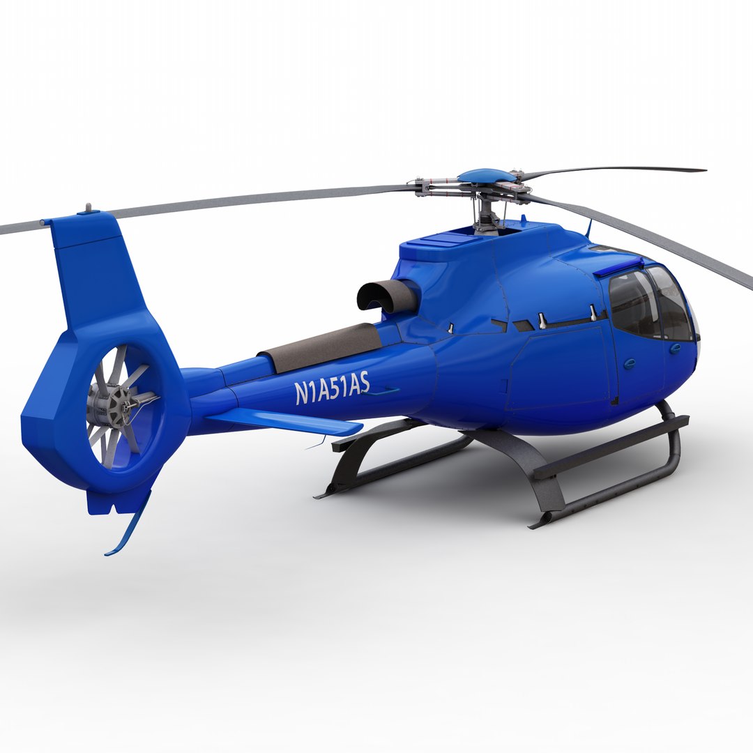 Eurocopter Ec 130 3d Model
