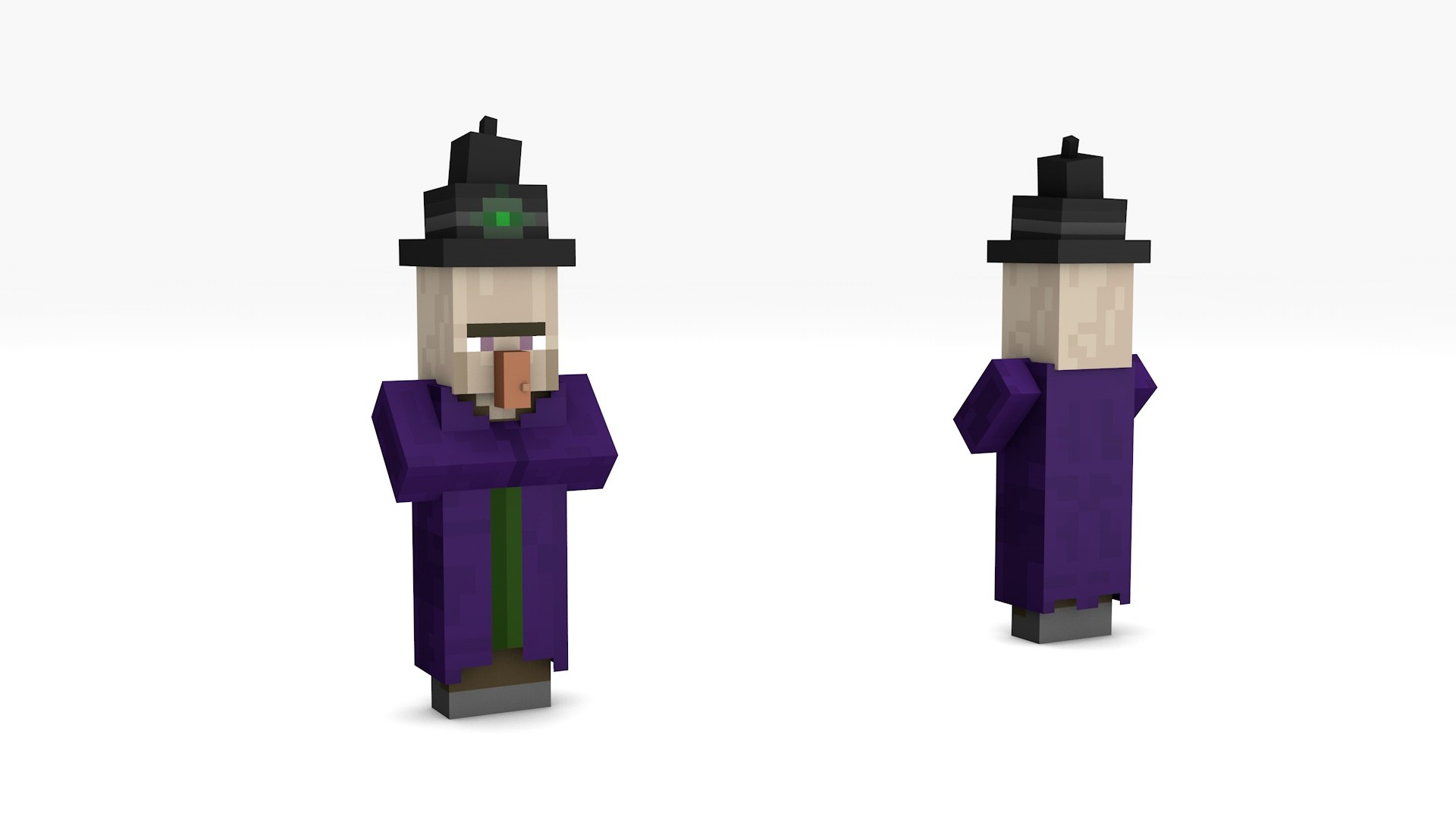 Witch Minecraft Model - TurboSquid 2364743