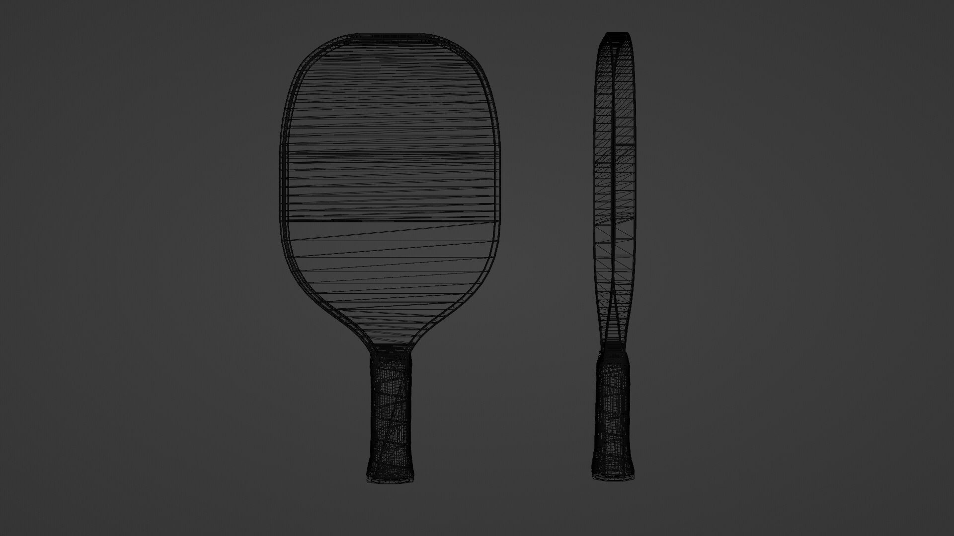Generic Pickleball Paddle Realistic - Composite 3D Model - TurboSquid ...