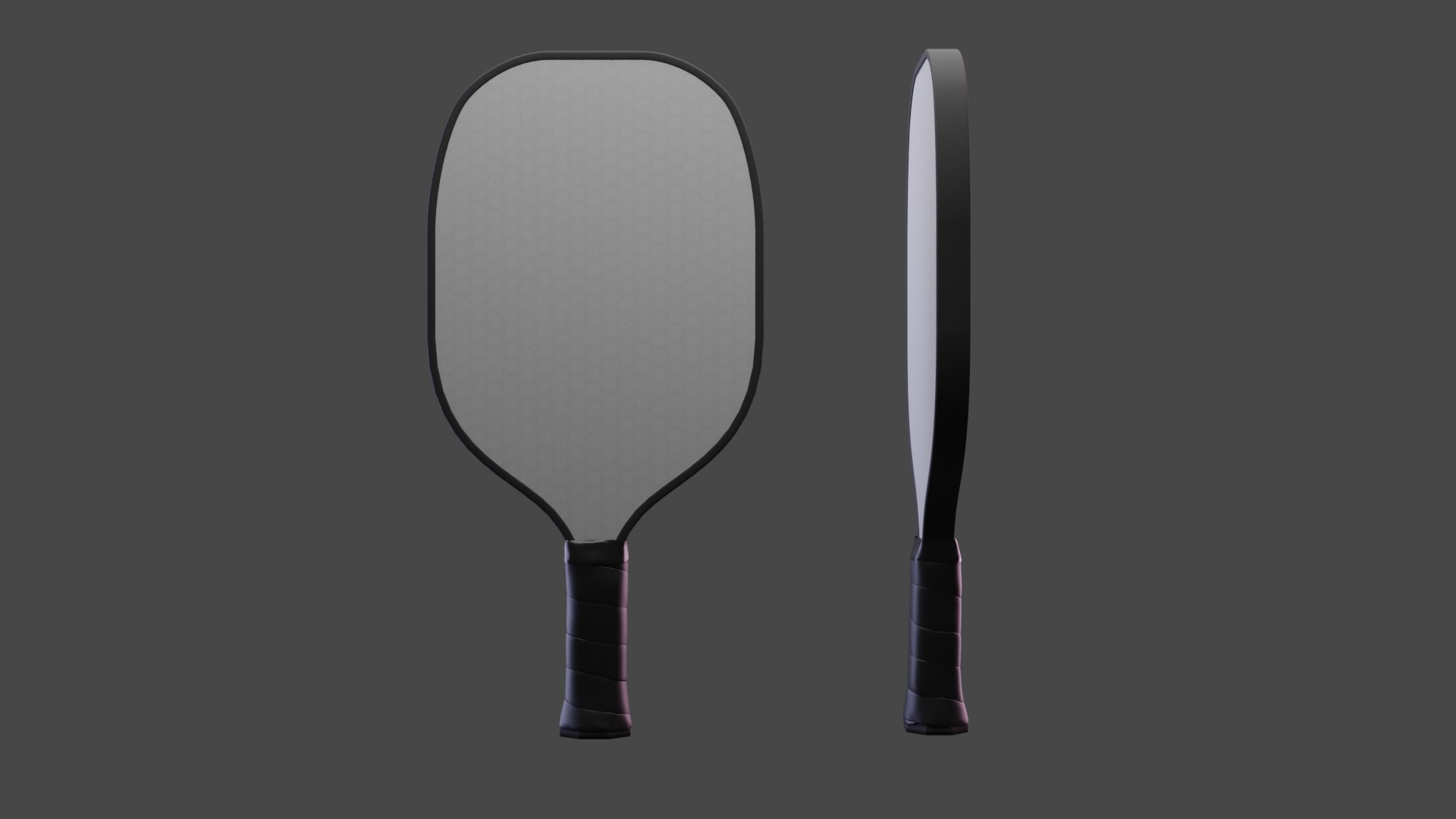 Generic Pickleball Paddle Realistic - Composite 3D Model - TurboSquid ...