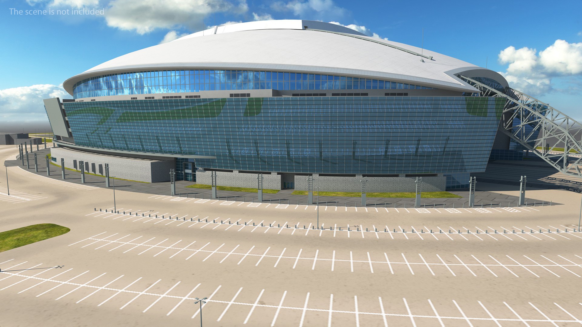 3D Stadium Building - TurboSquid 1519321