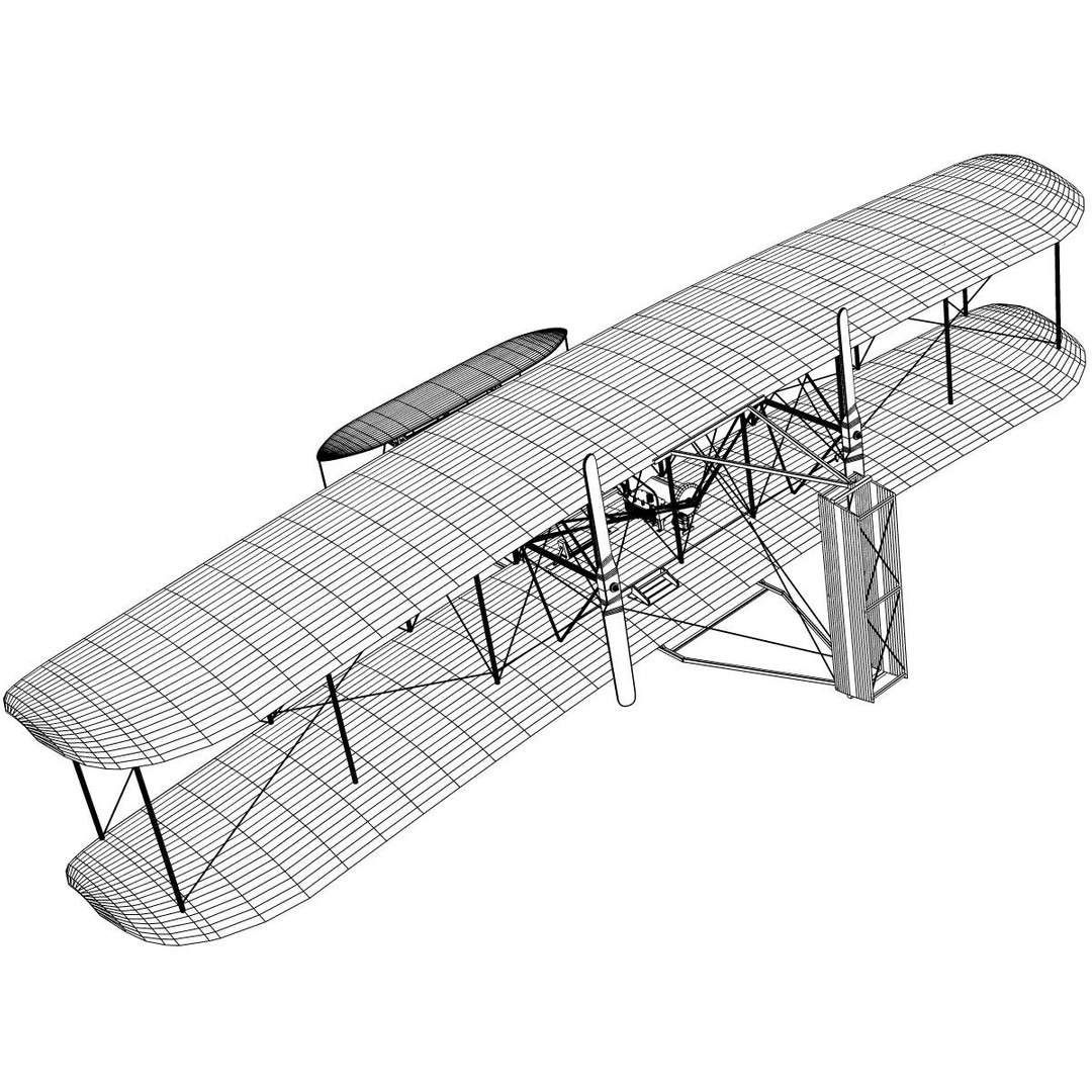 3D 1903 Wright Flyer Model - TurboSquid 1298482