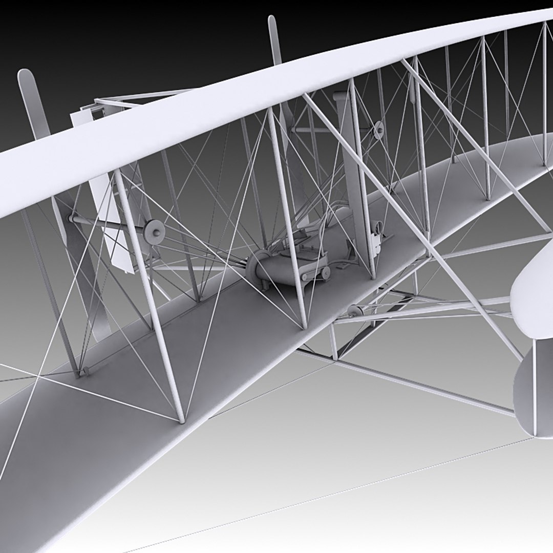 3D 1903 Wright Flyer Model - TurboSquid 1298482