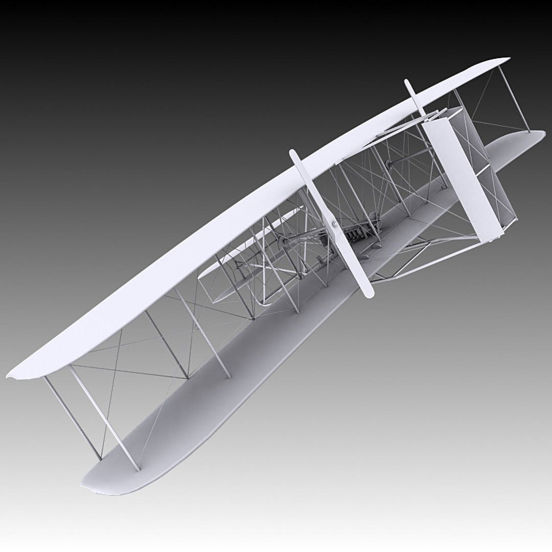 3D 1903 Wright Flyer Model - TurboSquid 1298482