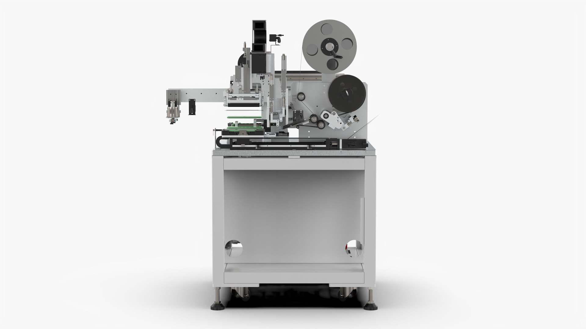 3D Automatic Front Side Bottom Film Sticking Machine - TurboSquid 2025601