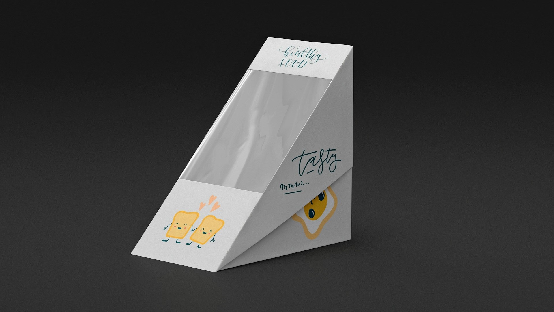 Medium Design Sandwich Box Model - TurboSquid 2017682