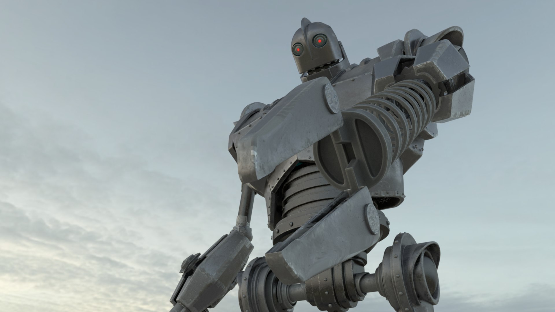 3D Iron Giant- Battle Mode- Transform- Lowpoly - Gameready Model ...