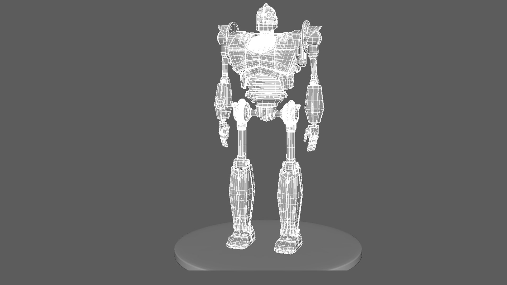 3D Iron Giant- Battle Mode- Transform- Lowpoly - Gameready Model ...