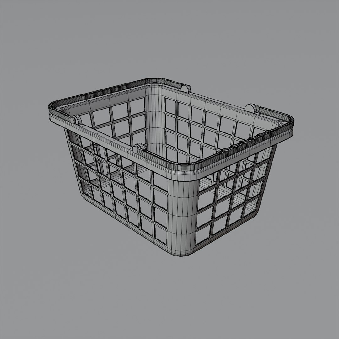 Plastic Basket 3D Model - TurboSquid 2204811