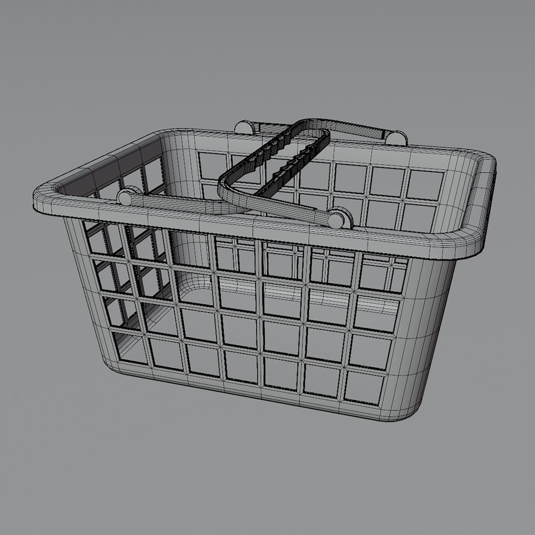 Plastic Basket 3D Model - TurboSquid 2204811