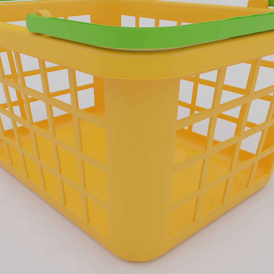Plastic Basket 3D Model - TurboSquid 2204811