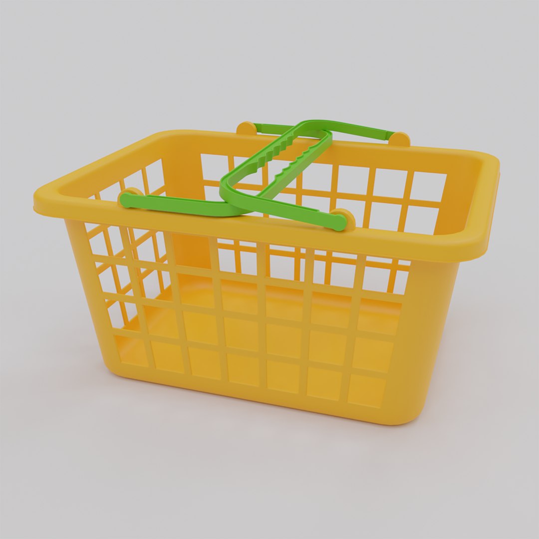 Plastic Basket 3D Model - TurboSquid 2204811