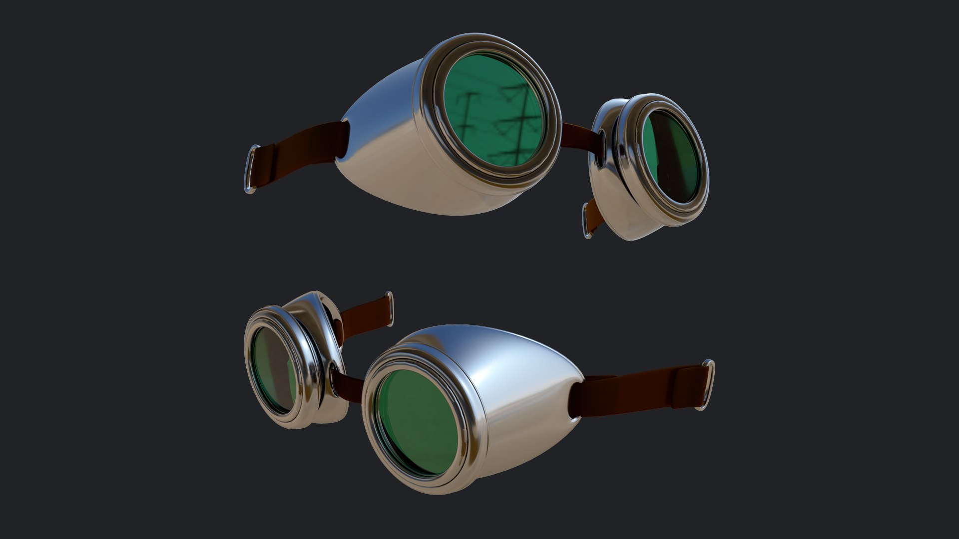 3D base mesh pilot goggles - TurboSquid 1250396