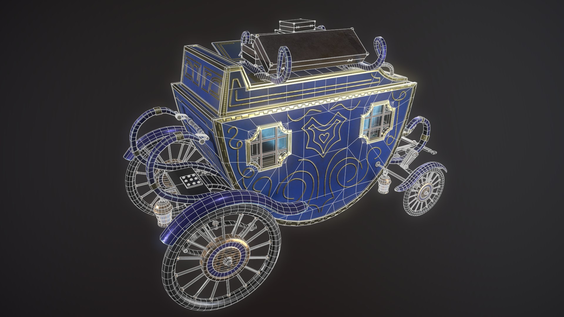 Royal Carriage Model - TurboSquid 1947550