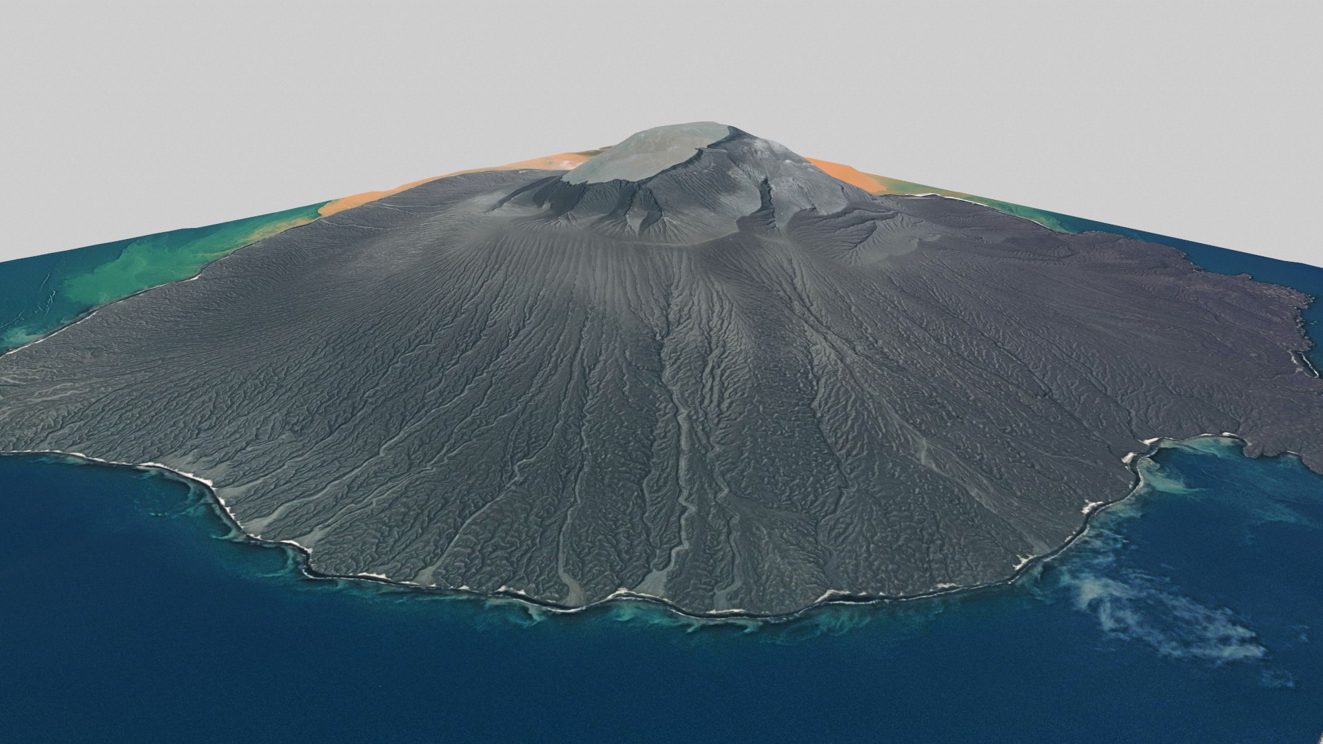 Volcano Krakatoa Indonesia 3D Model - TurboSquid 2160216