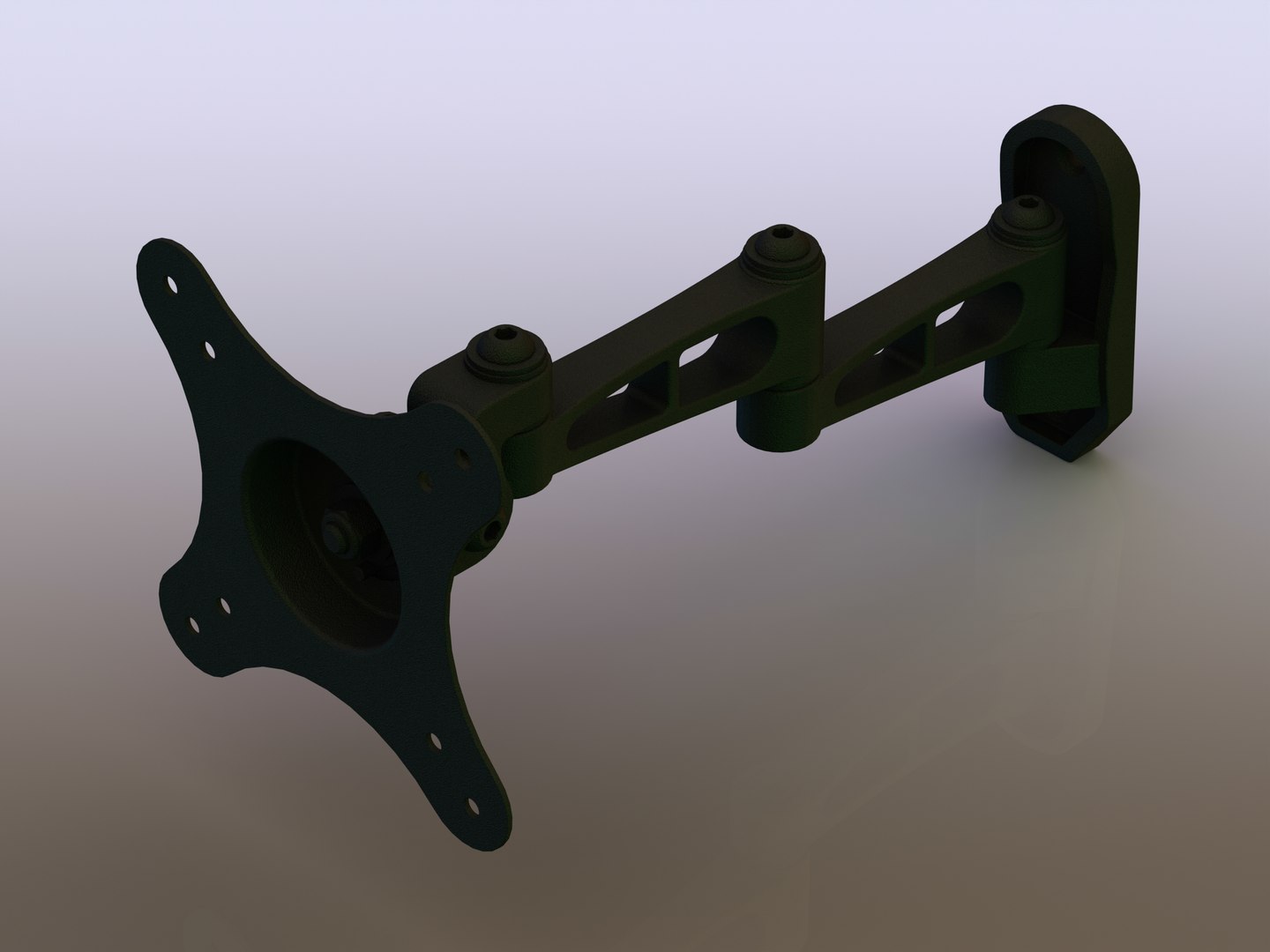 3D Model Adjustable Swivel Monitor Mounts - TurboSquid 2156609