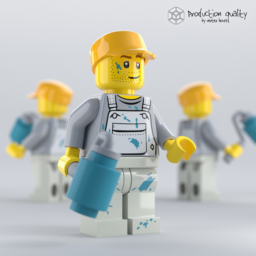 3D Lego Decorator Figure Model - TurboSquid 1157851