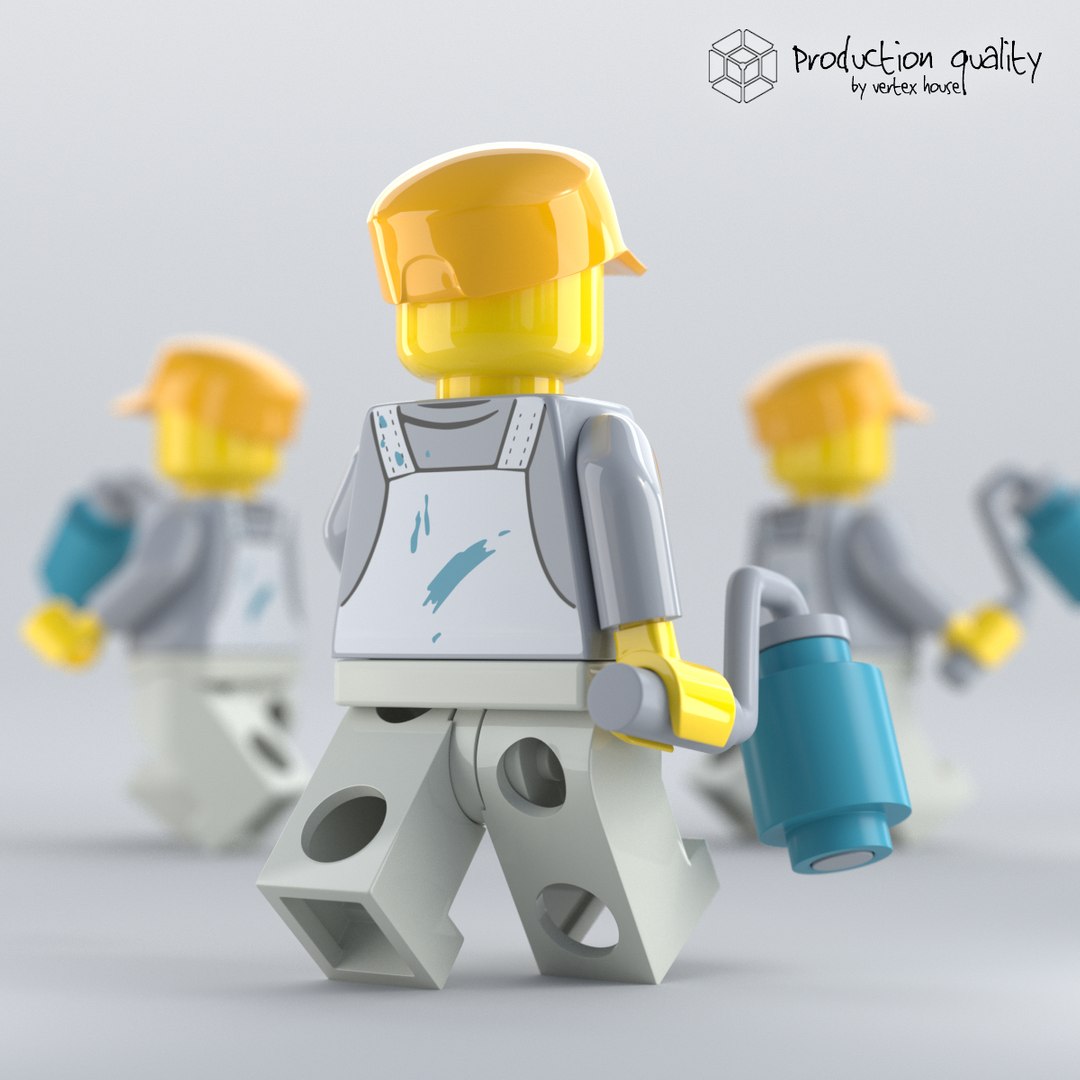3D Lego Decorator Figure Model - TurboSquid 1157851