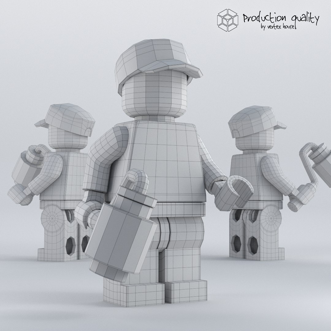 3D Lego Decorator Figure Model - TurboSquid 1157851