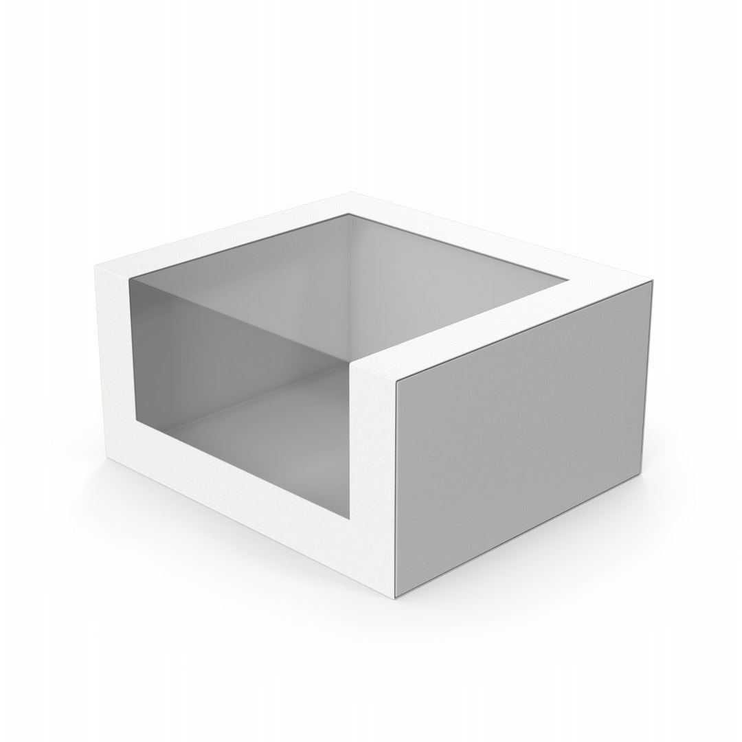 3D White Food Containers Boxes Collection Model - TurboSquid 2215630