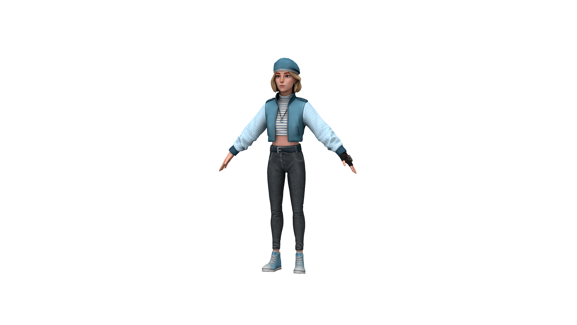 3D Cartoon Kate - TurboSquid 1838164