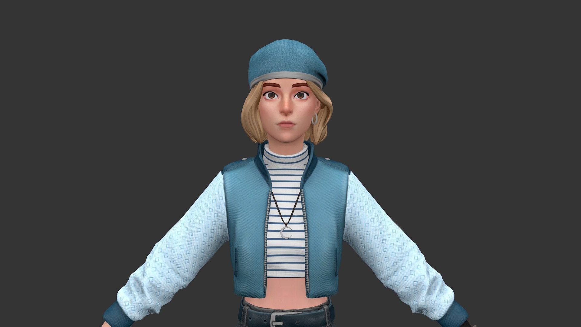 3D Cartoon Kate - TurboSquid 1838164