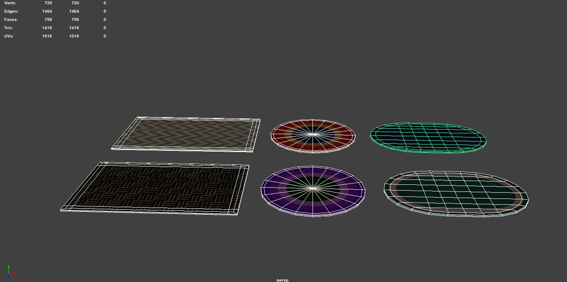 3D Model Rugs Low Poly - TurboSquid 2028321