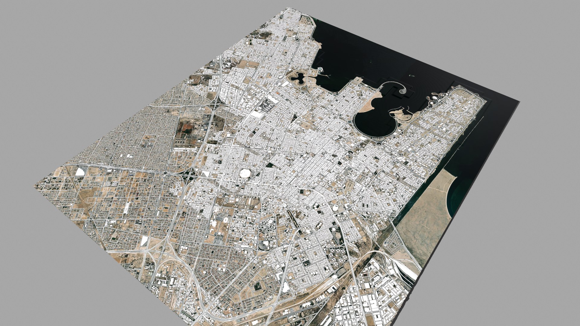 3D Cityscape Dammam Saudi Arabia - TurboSquid 2228211