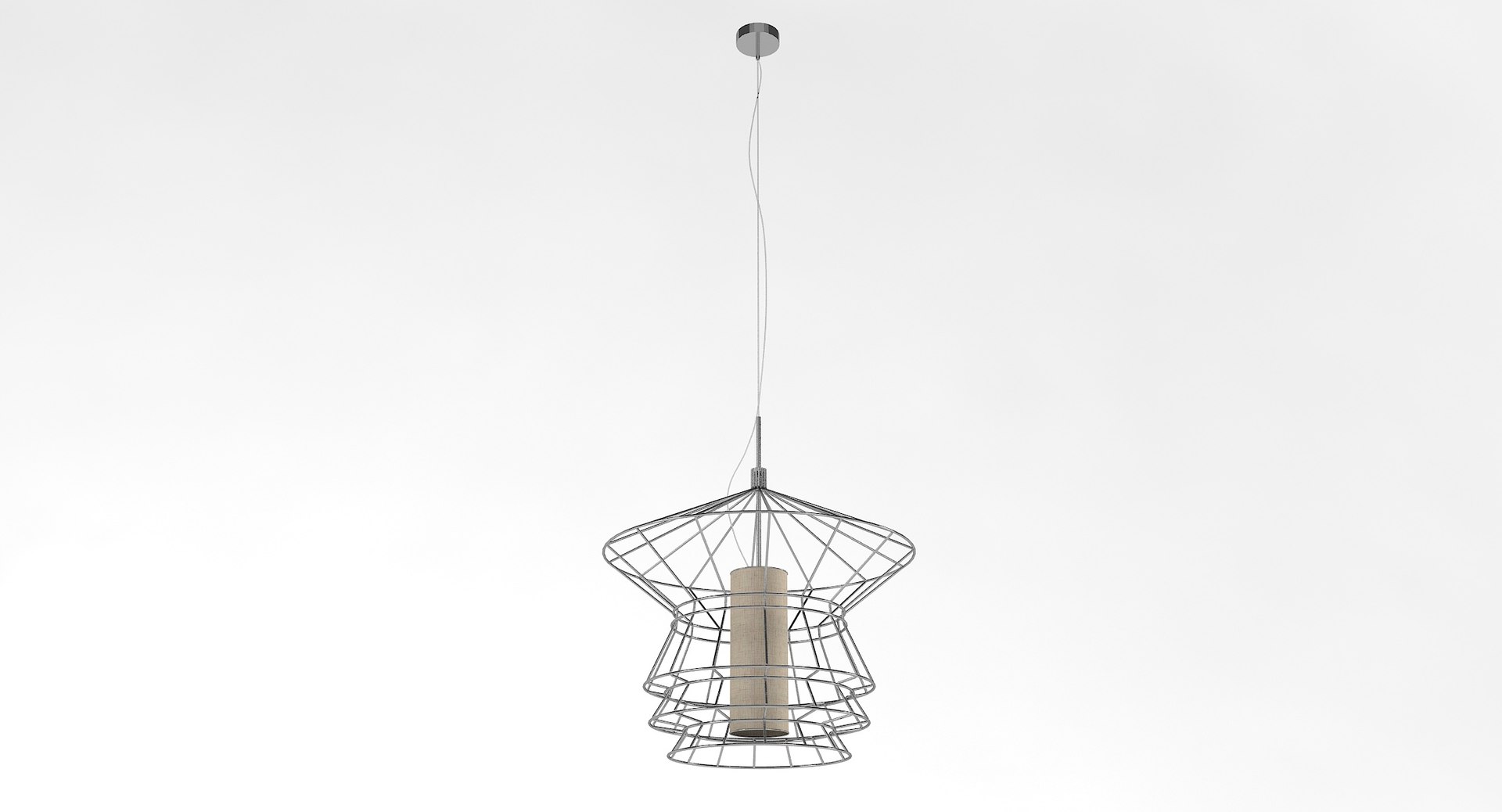 Zeppelin Ceiling Lamp Model - TurboSquid 1312570