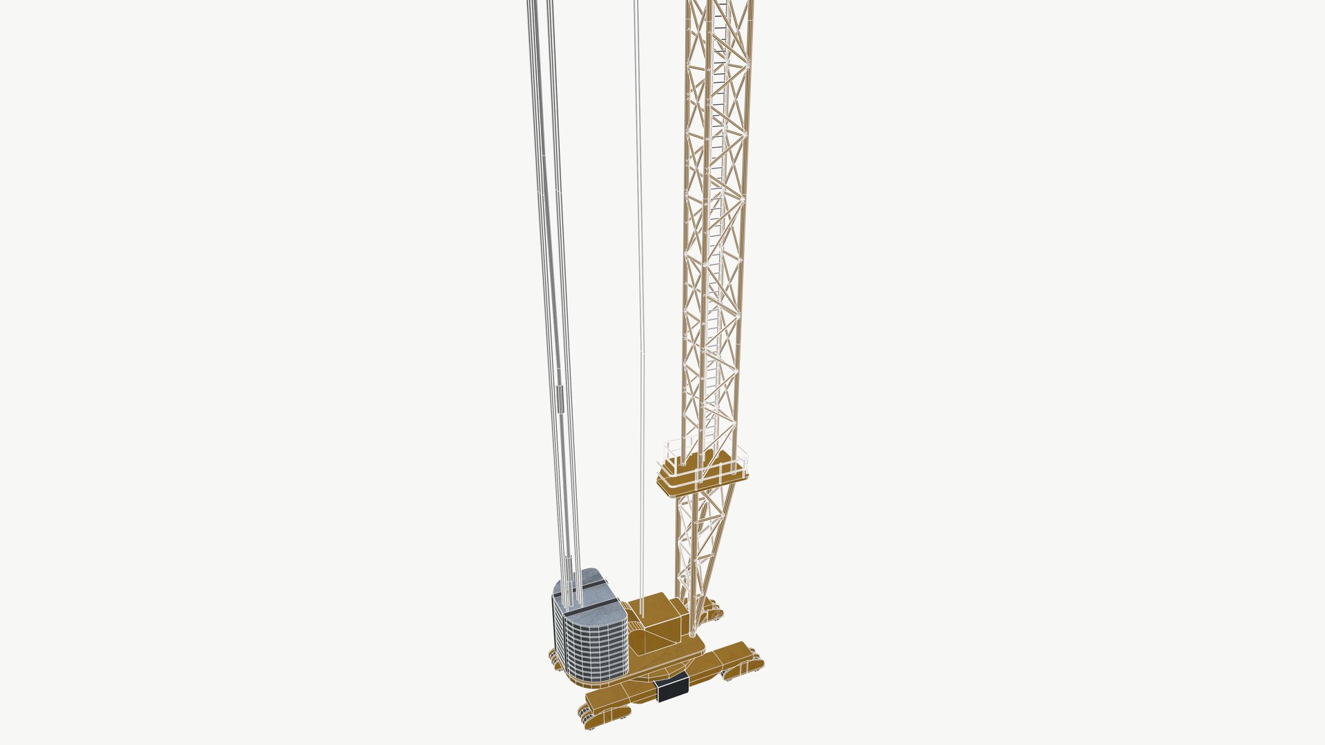 Tower Crane 3D Model - TurboSquid 2278913