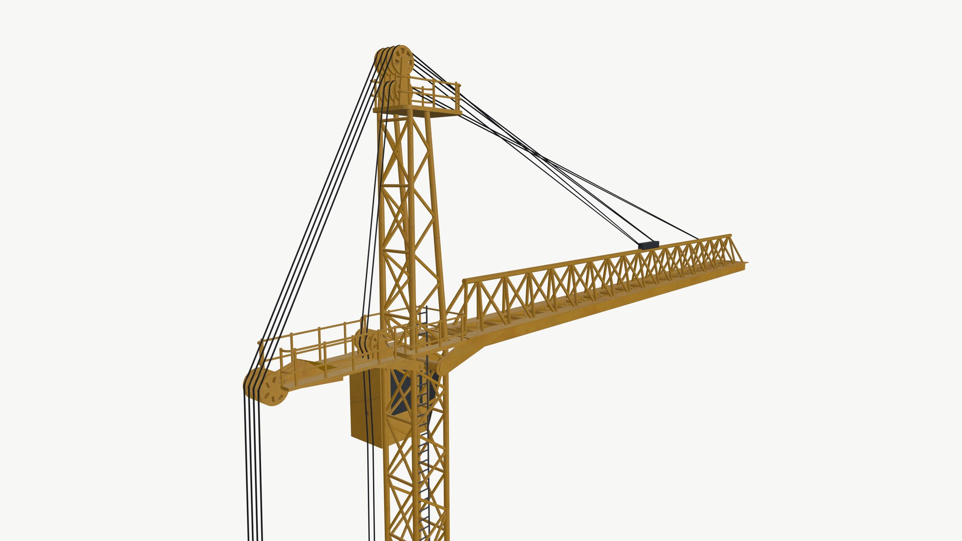 Tower Crane 3D Model - TurboSquid 2278913