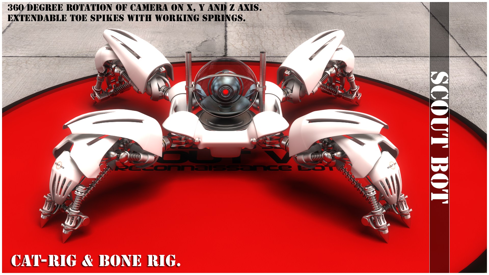 Scout Bot 2011 3d Max