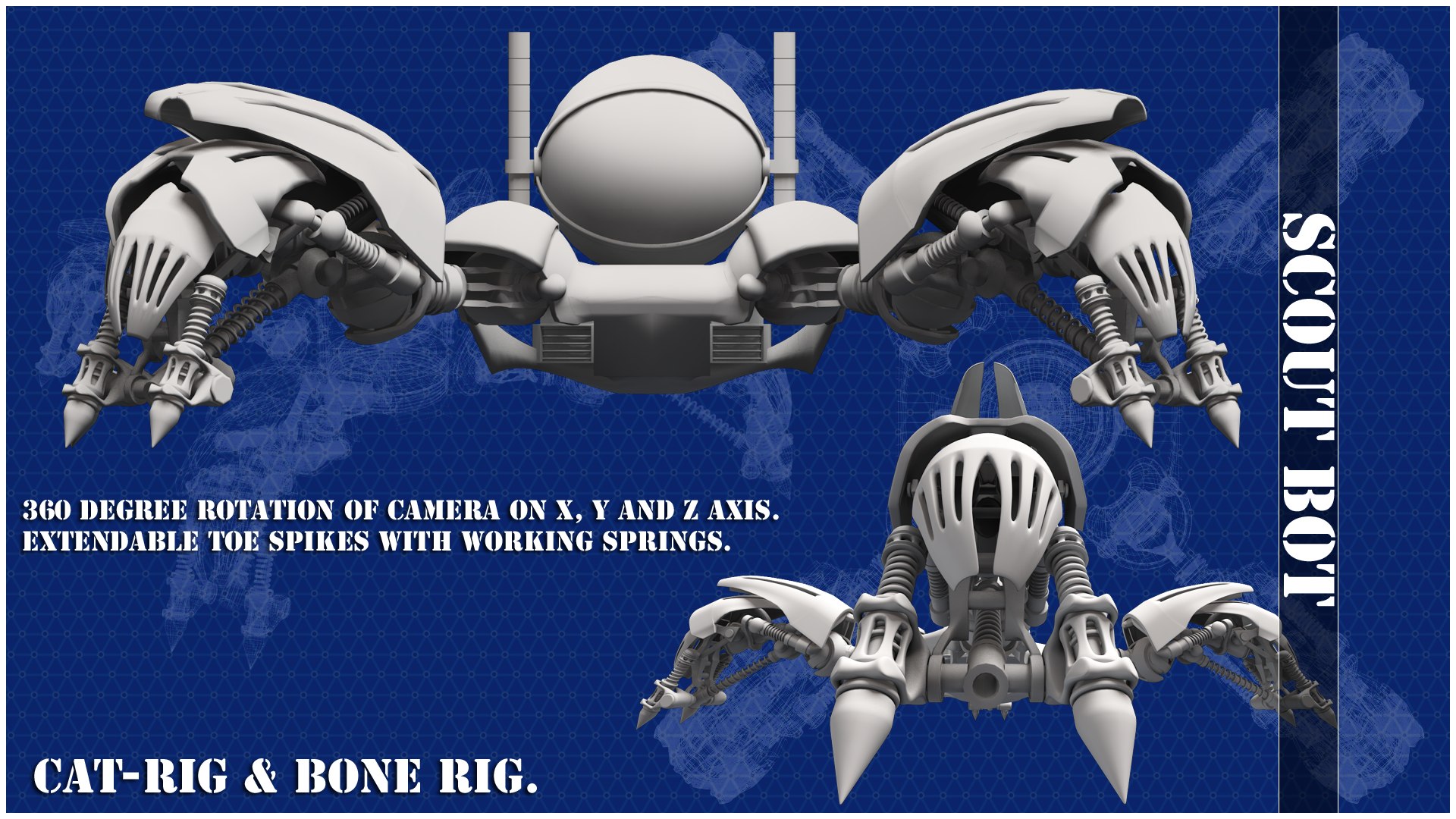 Scout Bot 2011 3d Max