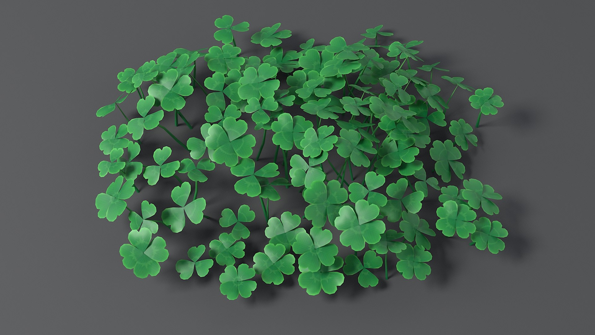 3D Model Cartoon Clover 07 - TurboSquid 2043173