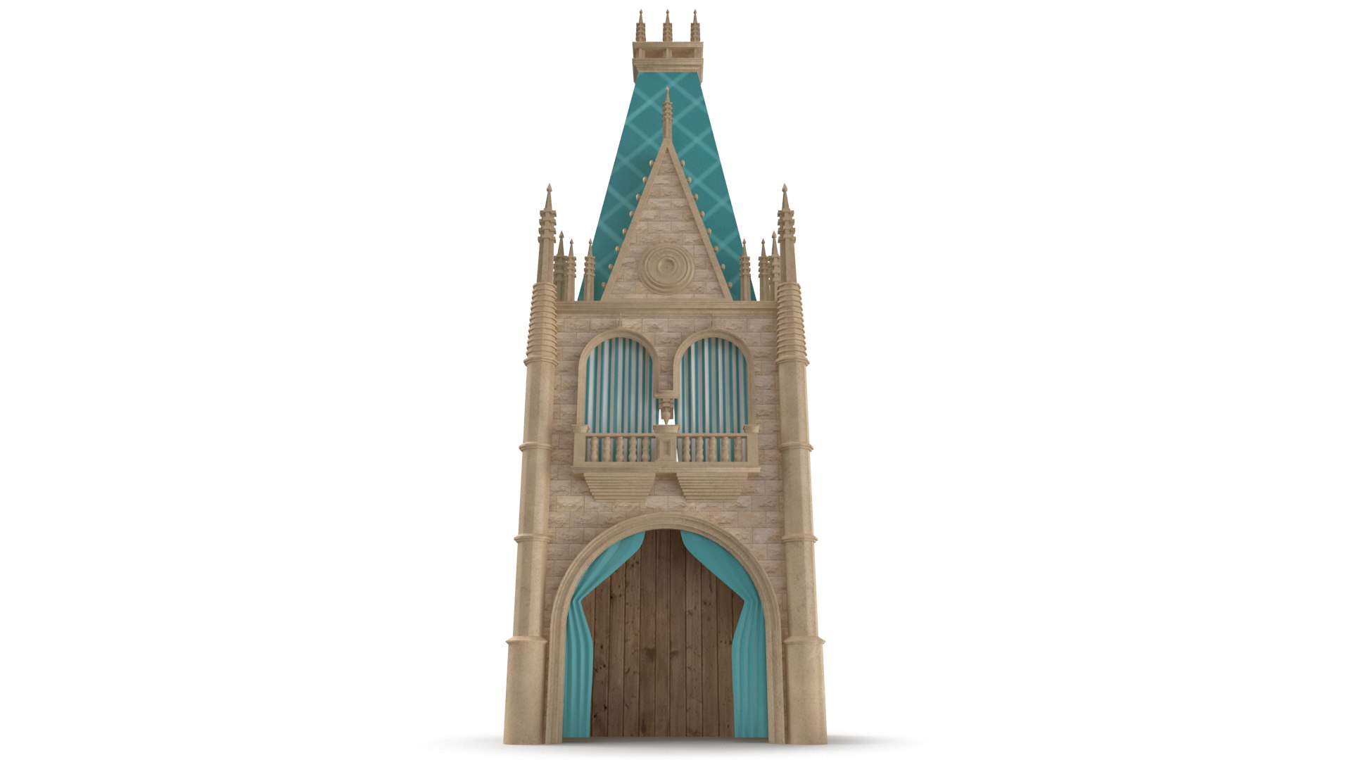 Castle Gate 3D Model - TurboSquid 1459468
