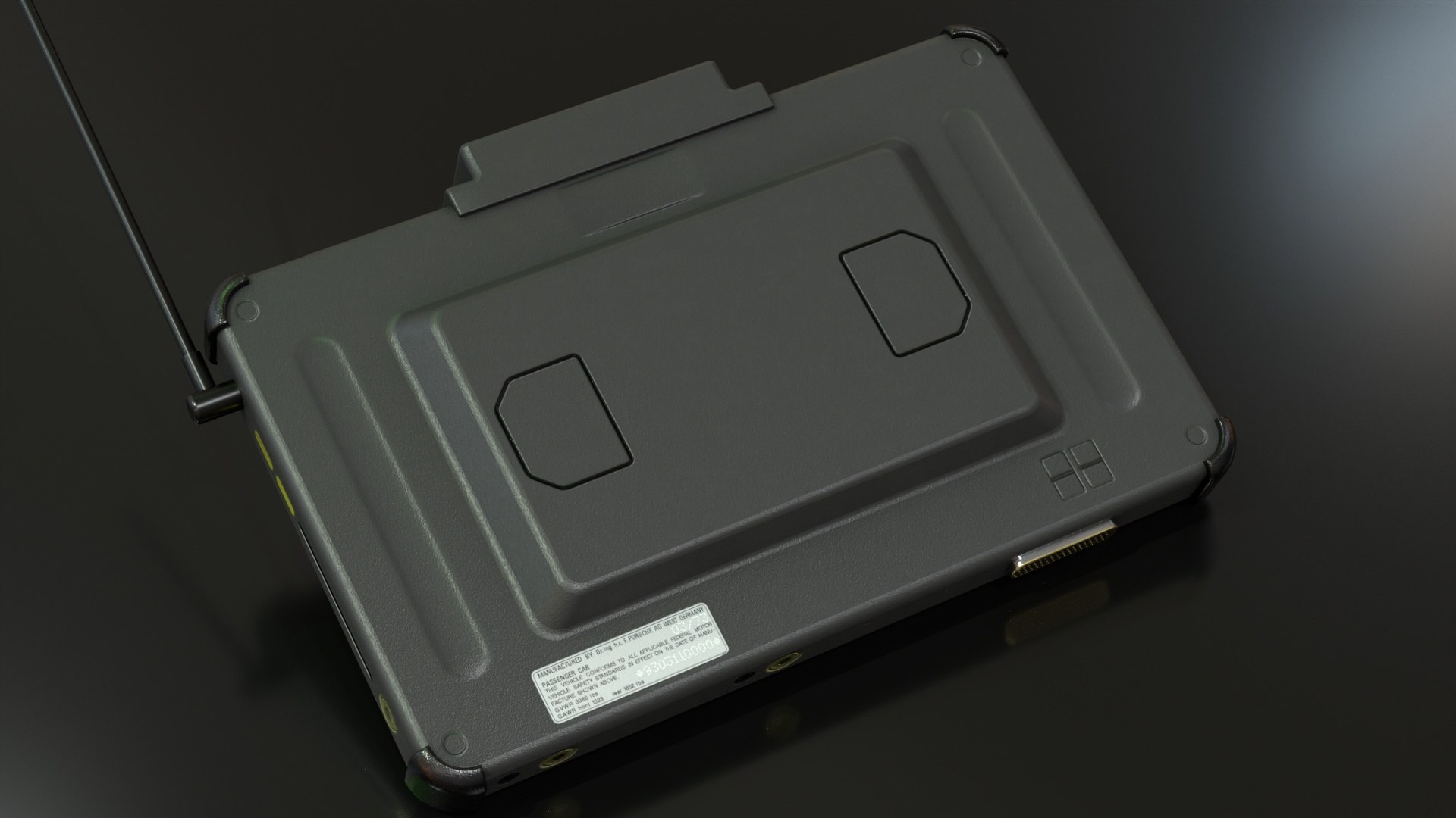 Military Tablet PC 3D Model - TurboSquid 2096984