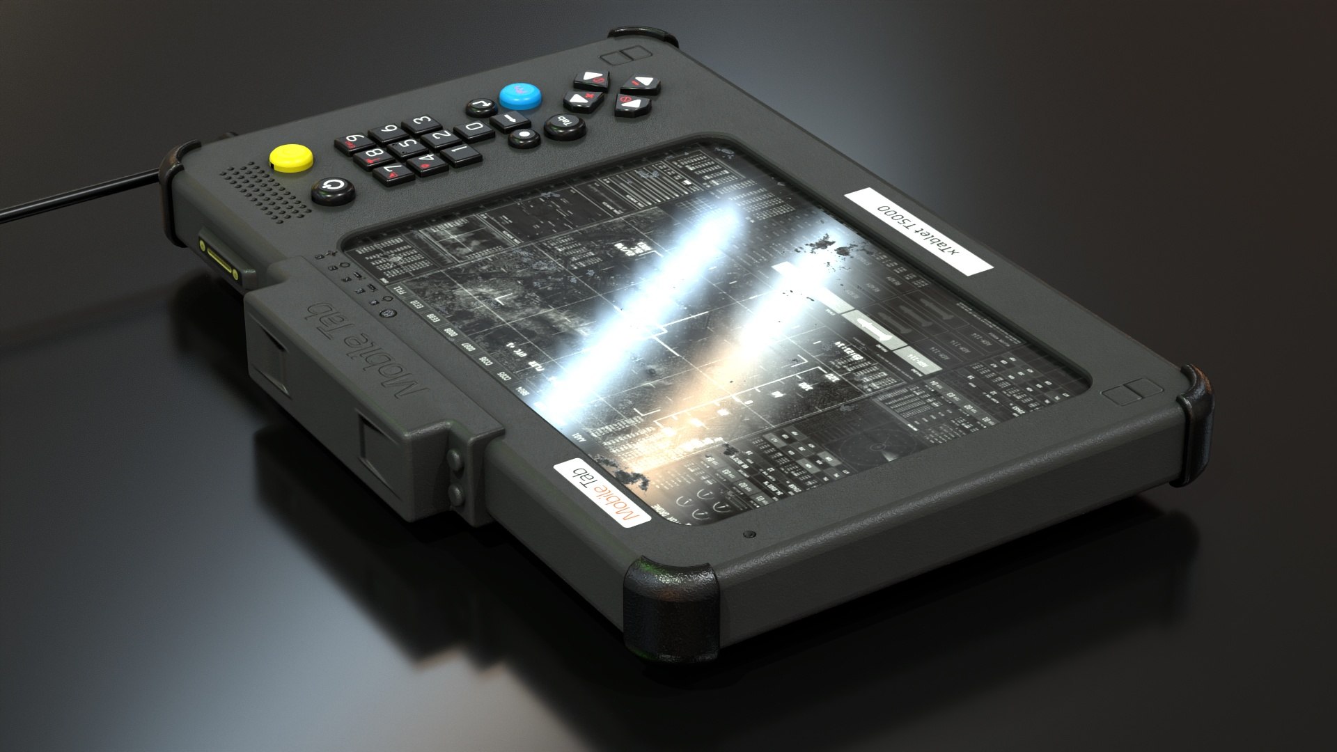 Military Tablet PC 3D model - TurboSquid 2096984