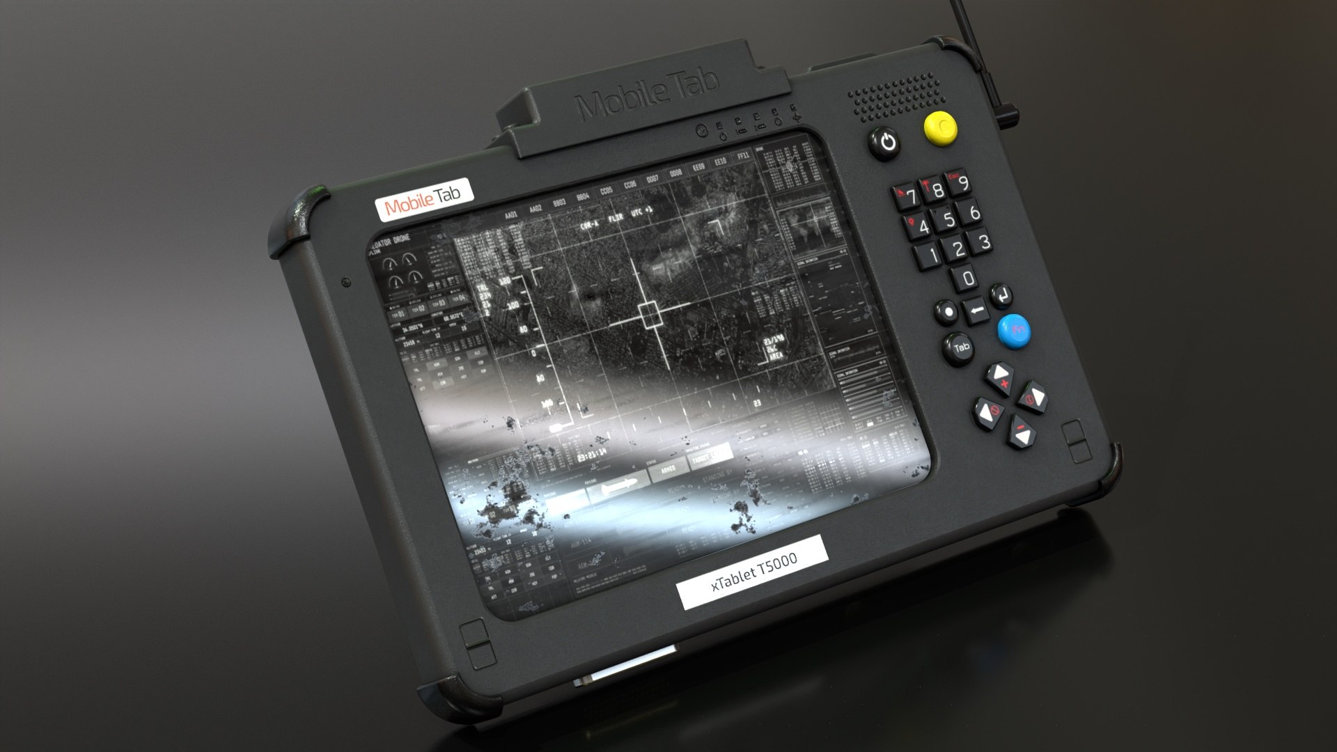 Military Tablet PC 3D Model - TurboSquid 2096984