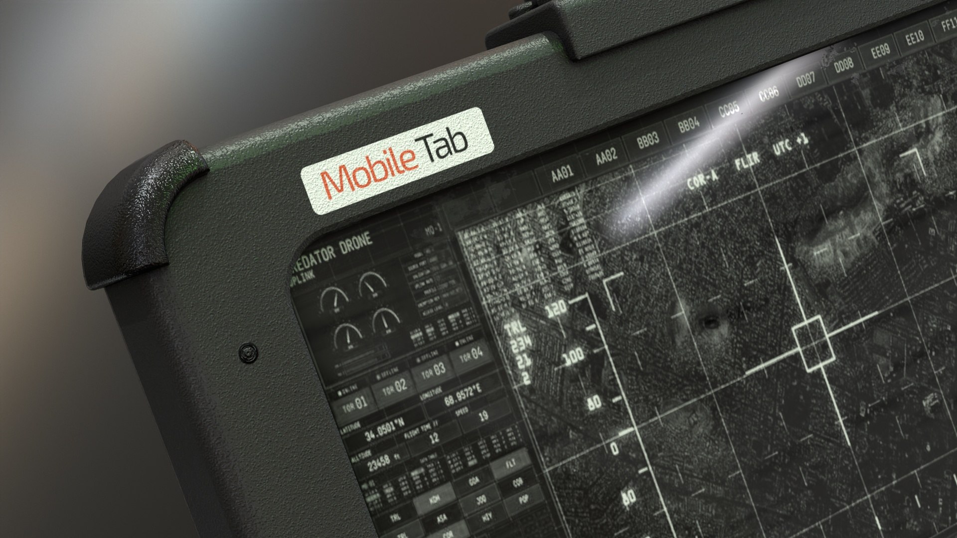Military Tablet PC 3D Model - TurboSquid 2096984