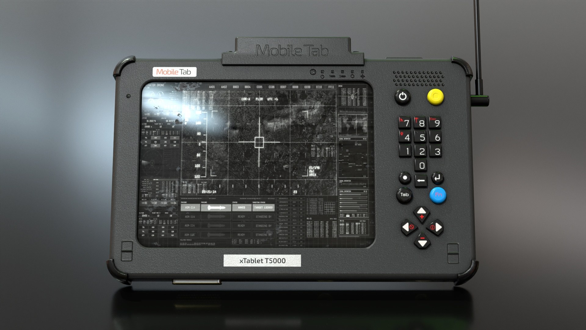 Military Tablet PC 3D model - TurboSquid 2096984