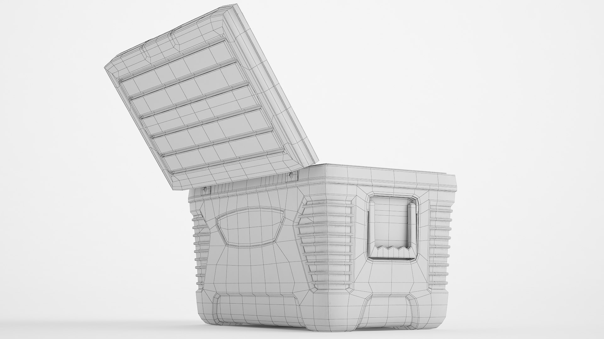 Ice Cooler Box 02 3D Model - TurboSquid 2217810