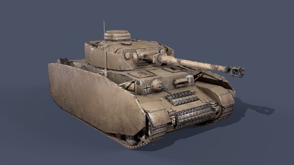 Panzer IV-Panzer 4-WW 2 독일 탱크 3D 모델 - TurboSquid 1709146
