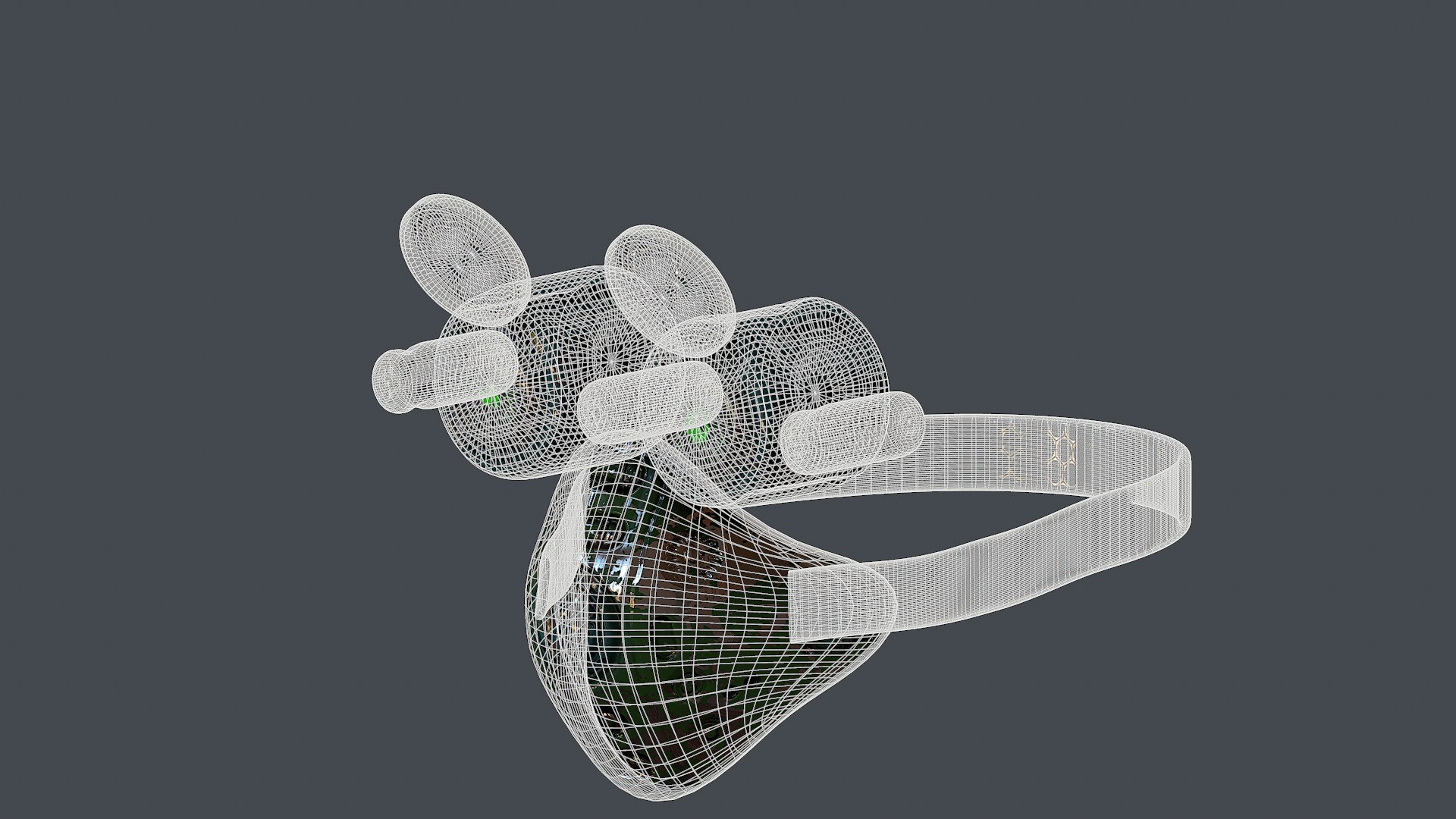 3D 3D Gas Mask Respirator Scifi Futuristic Model - TurboSquid 1934077